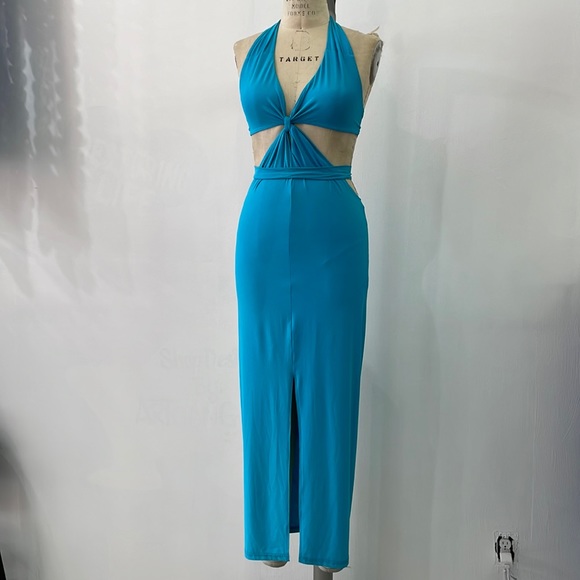 Dresses | Cut Out Halter Dress | Poshmark